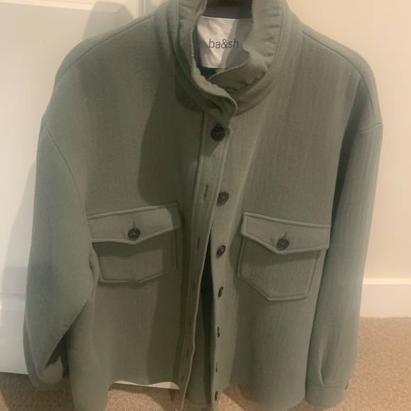 ba&sh | Jackets & Coats | Bash Shirt Jacket Bnwt | Poshmark